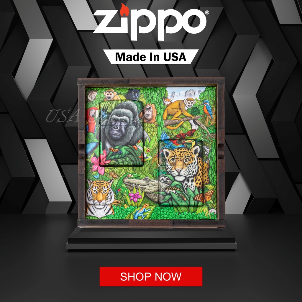 Jual Zippo Mysteries Of The Forest 25th Anniversary Collectible 49347 ...