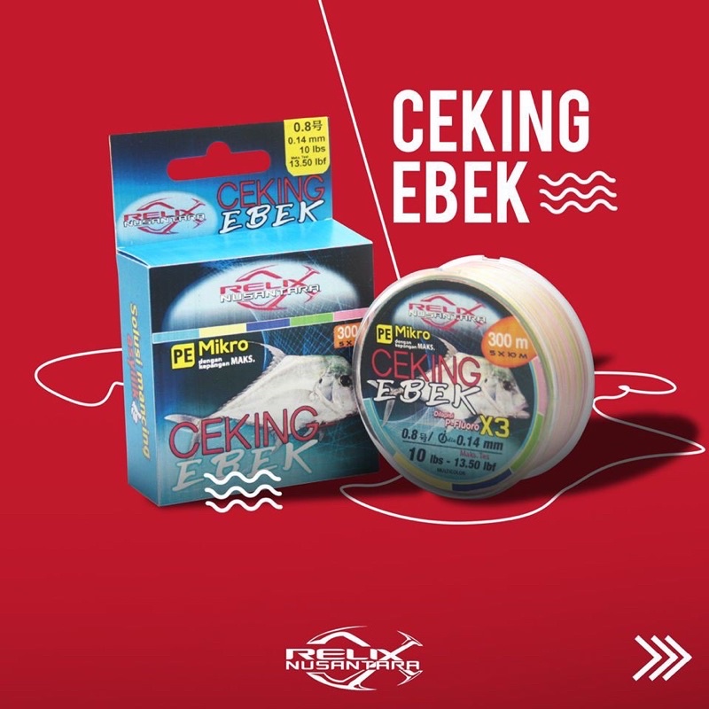 Jual Senar Pe Ceking Ebek 300 Meter Multicolour Relix Nusantara Pe Casting Ultralight | Shopee ...