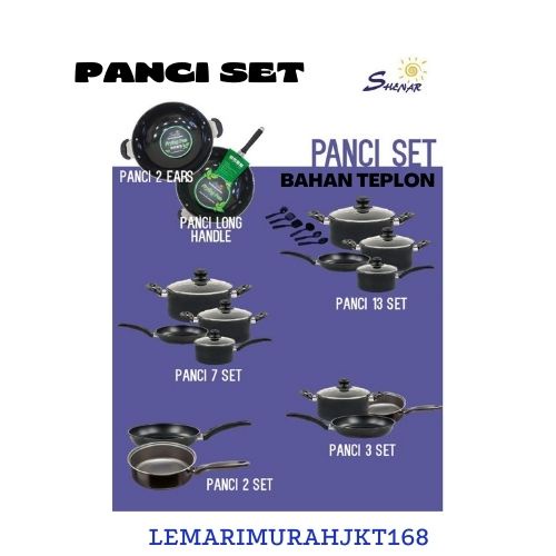Jual SHENAR - PANCI SET PANCI ANTI KARAT PANCI 3SET PANCI 7SET PANCI 2SET PANCI TEFLON ...