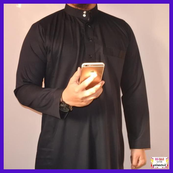 Jual GAMISDEWASA- JUBAH SAUDI / GAMIS PRIA AL HARAMAIN AL ASEEL RETHOBE ...