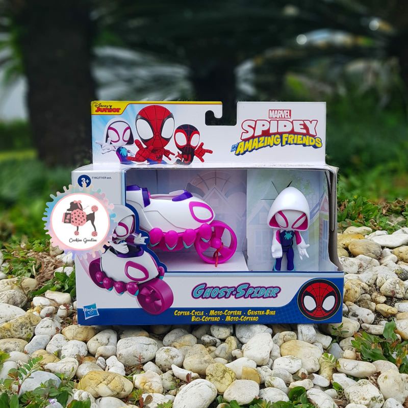 Jual Marvel Spidey and His Amazing Friends Ghost Spider Copter Cycle ...