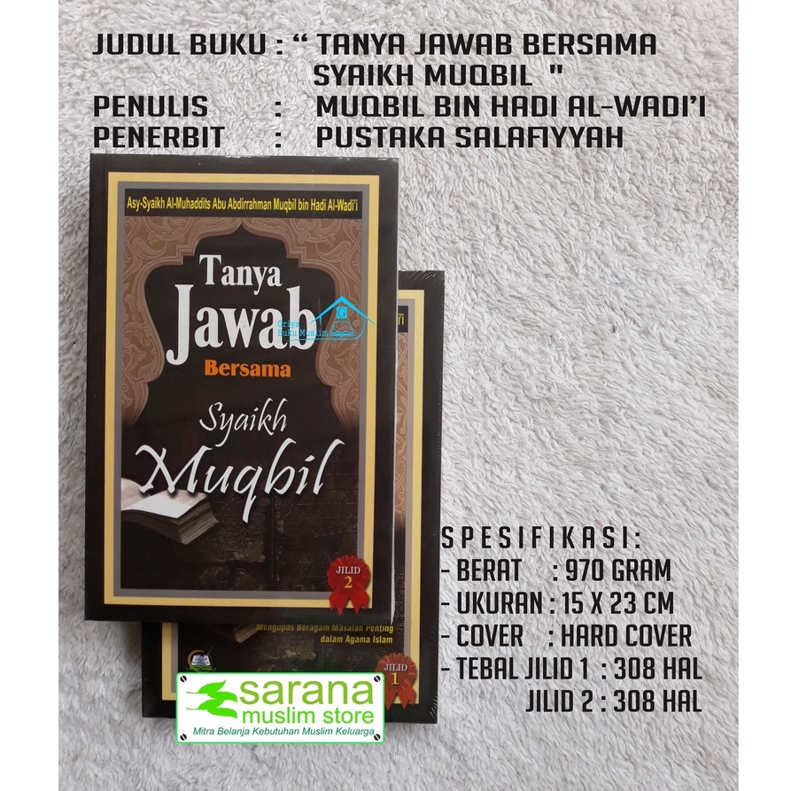 Jual BUKU TANYA JAWAB BERSAMA SYAIKH MUQBIL | Shopee Indonesia