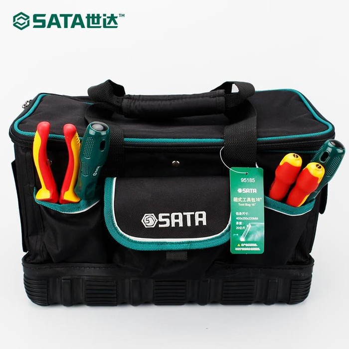 Jual Tas Perkakas 16 Inch Portable Tool Bag 95185 Sata Tools | Shopee ...