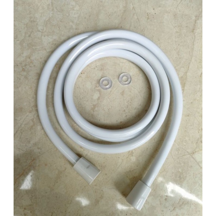 Jual Selang pvc putih shower panjang 2 meter / shower hose/ fleksibel ...