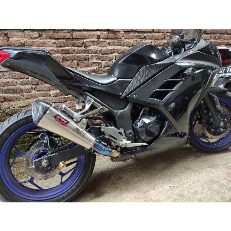 Jual Knalpot Ninja 250-fi Bluemoon Silincer Endcap Carbon Kevlar ...