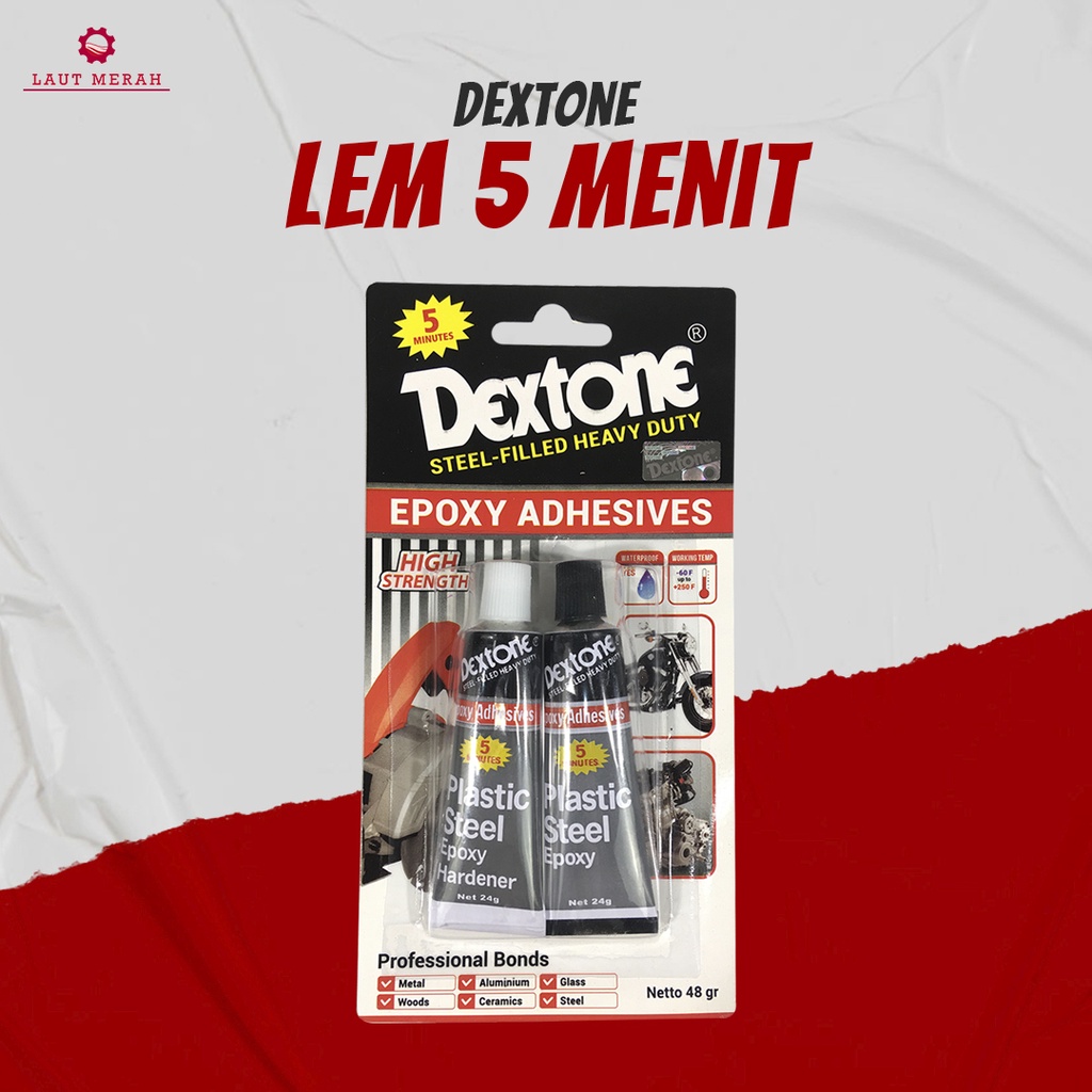 Jual Lem Epoxy Dextone 48 Gram - 5 Menit | lem sebaguna | Shopee Indonesia