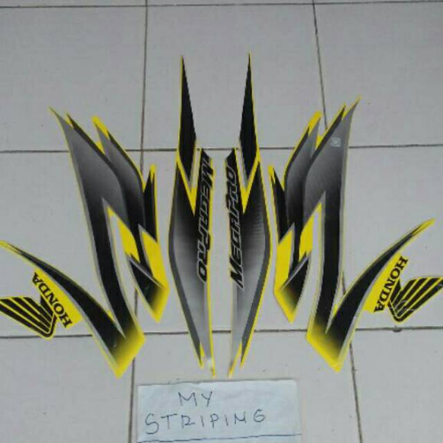 Jual Stiker megapro primus 2008/2009 kuning | Shopee Indonesia
