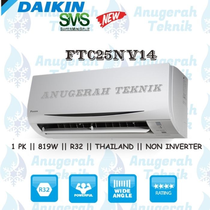 Jual AC SPLIT DAIKIN NON INVERTER 1 PK R32 THAILAND NON INVERTER ...