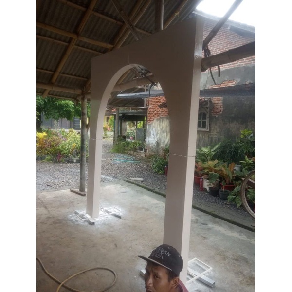 Jual Backdrop kubah rangka besi rakit bongkar pasang | Shopee Indonesia