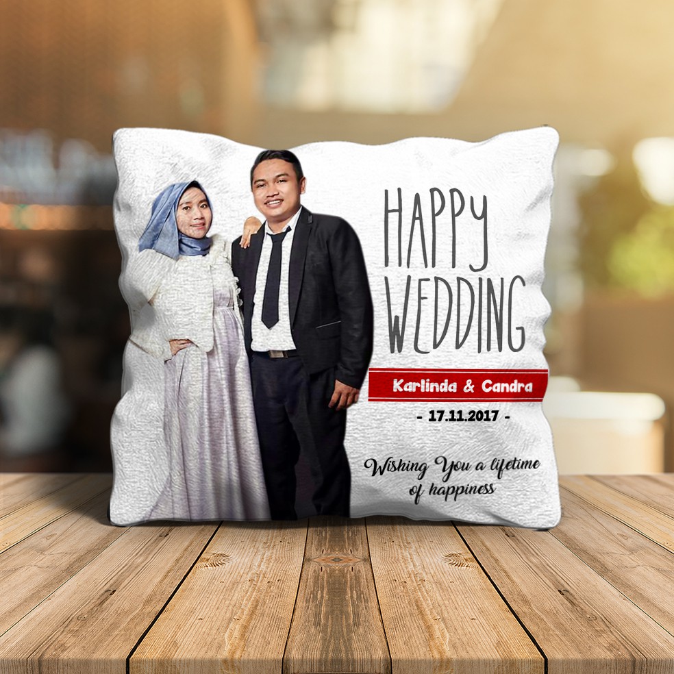 Jual CETAK BANTAL CUSTOM FOTO SIMPLE ELEGANT | Shopee Indonesia