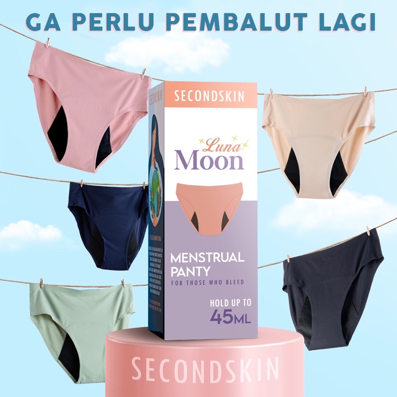 Jual Luna Moon Menstrual Panty | Celana Dalam Menstruasi | Period Pants | Shopee Indonesia