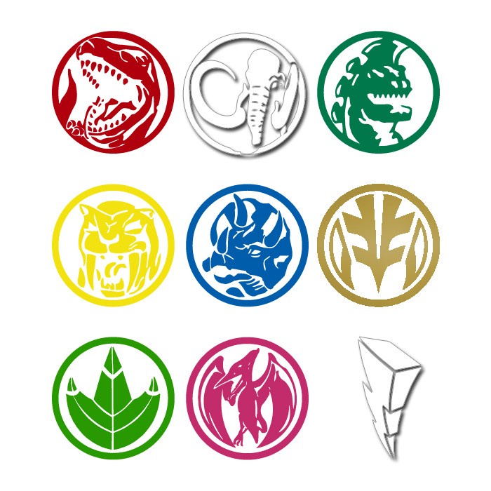 Jual STIKER POWER RANGER DINOZORD DINO CUTTING STICKER DECAL WATERPROOF ...
