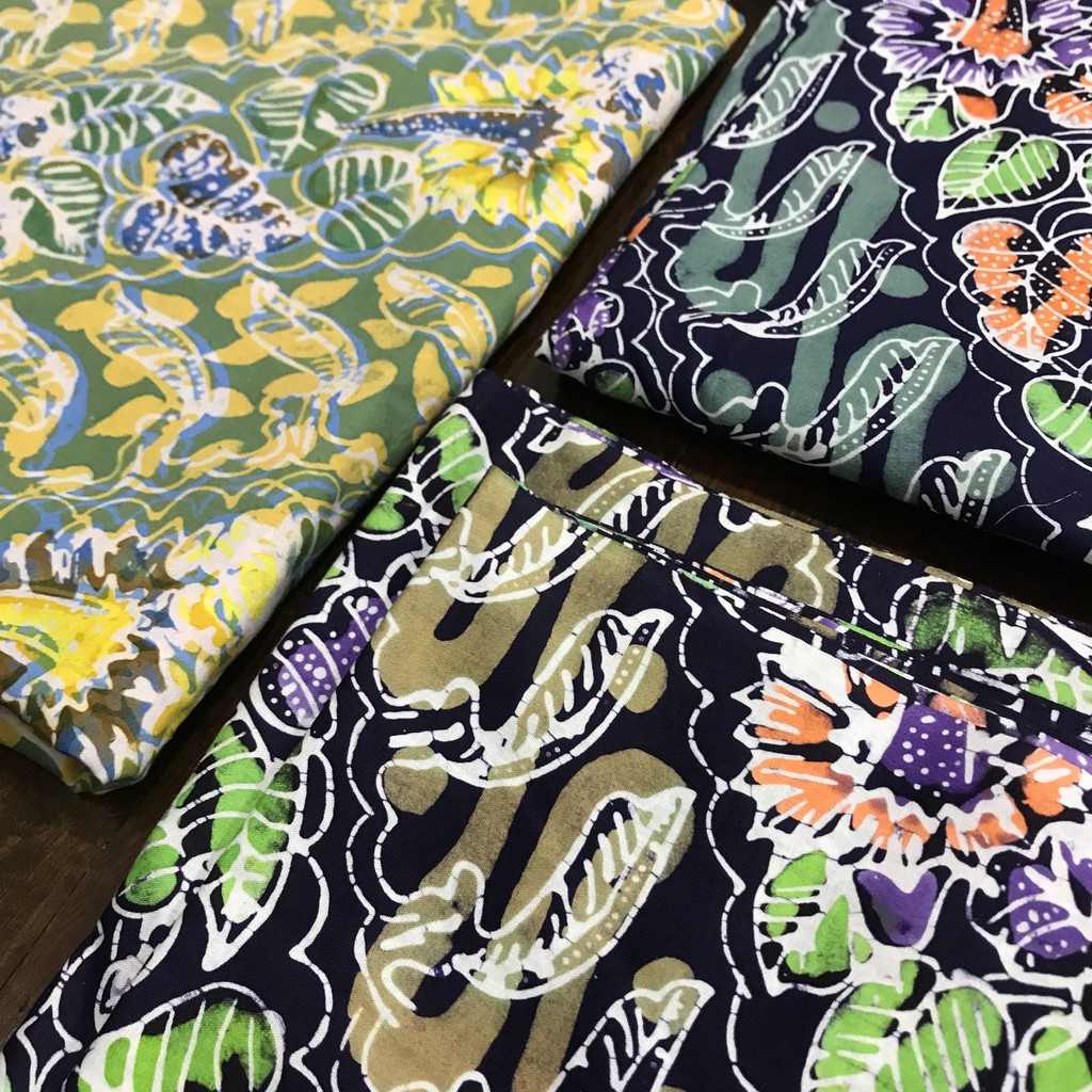 Jual Batik Bogor Motif Tilu Sauyunan - Proses Batik Cap dan Colet V ...
