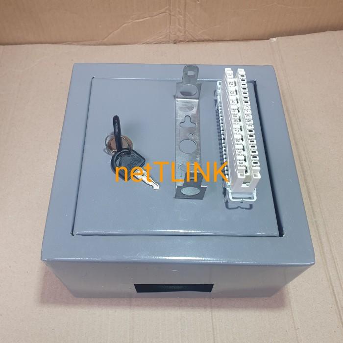 Jual Konektor | Box Mdf Telepon 10 Pair / Terminal Box 10Pair / Box ...