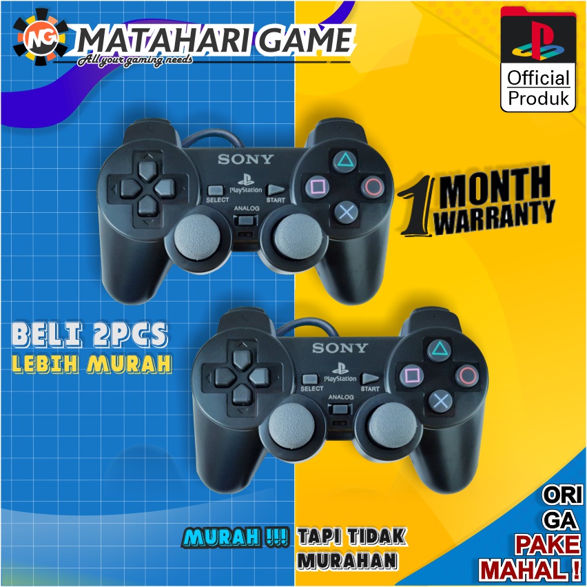 Jual [ Sale 2 Pcs ] Stik Stick PS2 Getar - Kualitas Terjamin 100% ...