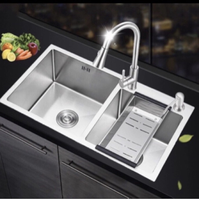 Jual paket lengkap kitchen sink premium INOBE 8245 Stainless| paket ...