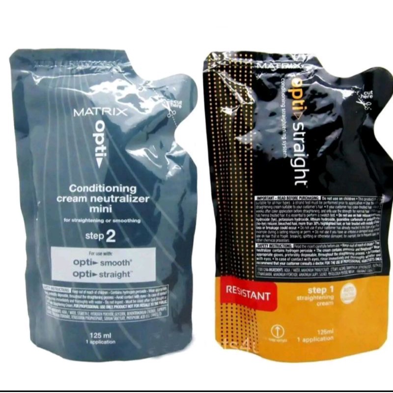 Jual obat smooting rambut MATRIX OPTISTRAGHT Normal /Resistent 125 ml ...