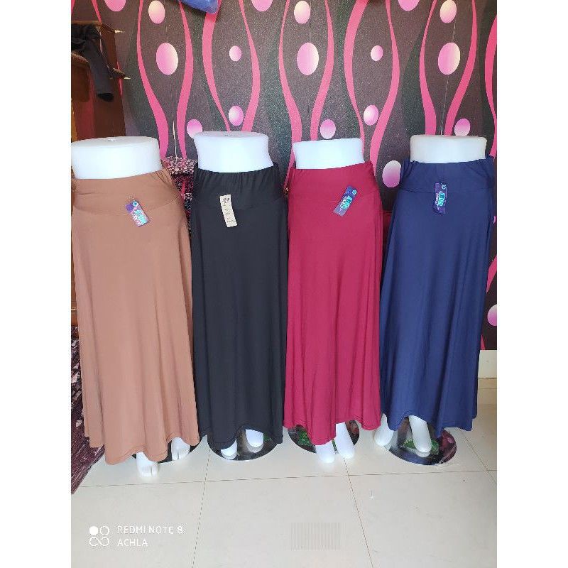 Jual Rok Jersey Mayung Jumbo Rok Panjang Wanita | Shopee Indonesia