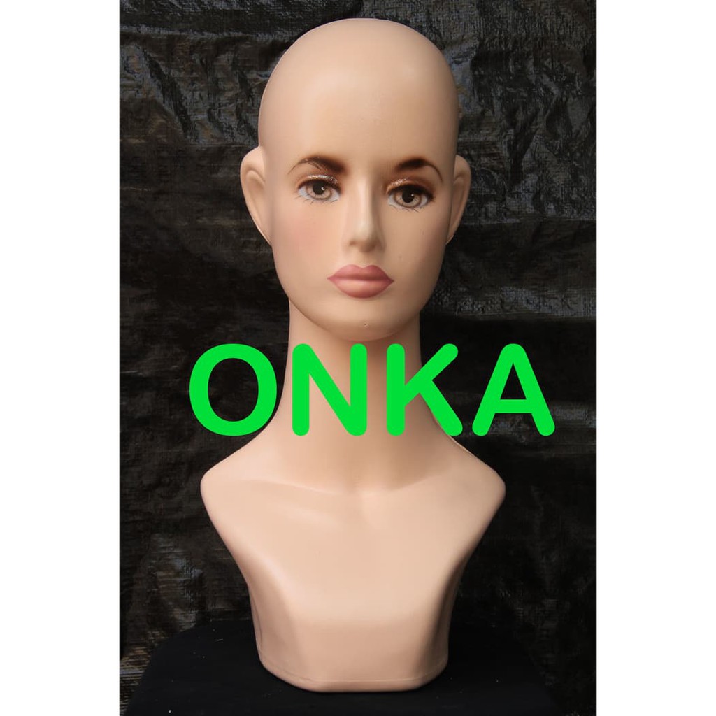 Jual MURAH MERIAH MANEKIN KEPALA BOTAK DEWASA UTK DISPLAY JILBAB ...
