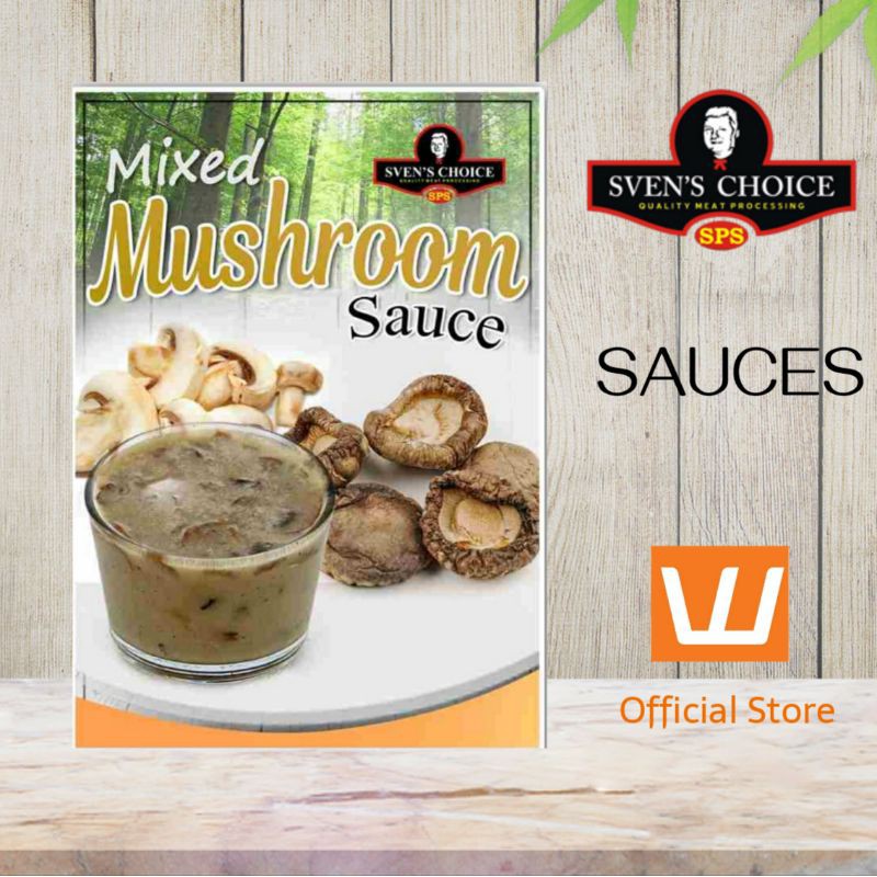 Jual SAUS JAMUR SVEN'S CHOICE MIXED MUSHROOM SAUCE PREMIUM 80g | Shopee ...