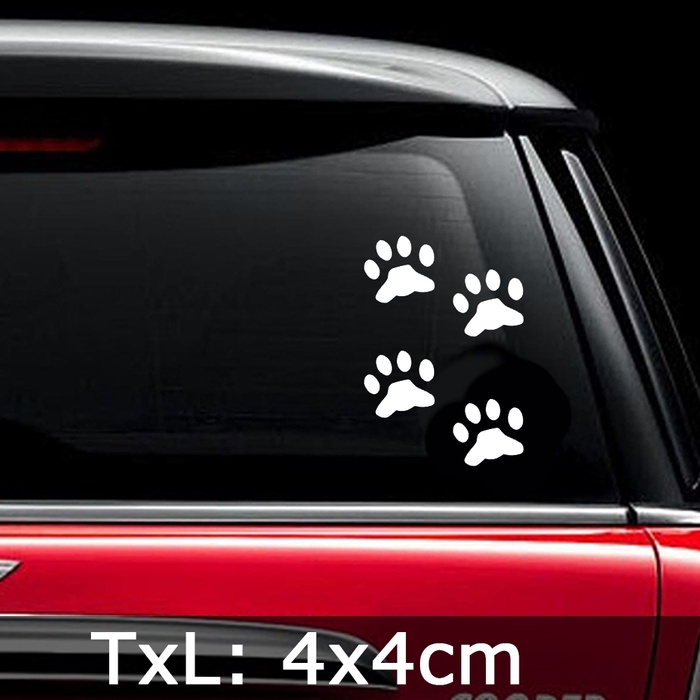 Jual Stiker Mobil Kucing Cat Paw Cute - Car Decal Sticker | Shopee ...