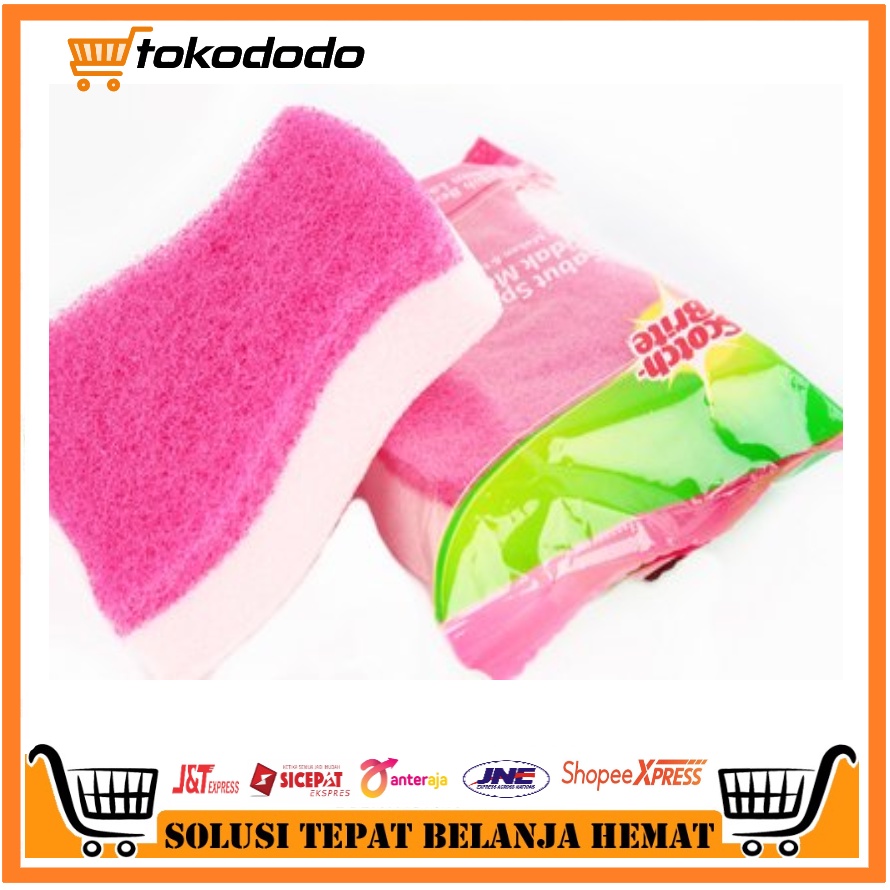 Jual Sabut Spon Cuci Piring 3M ID-37 Scotch Brite | Shopee Indonesia