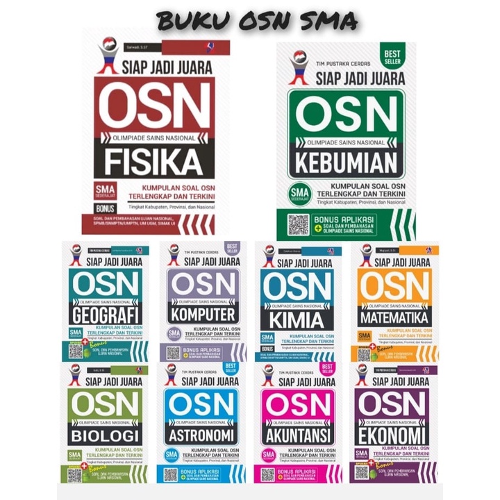 Jual BUKU OLIMPIADE OSN SMA GEOGRAFI/EKONOMI/AKUNTANSI/KOMPUTER/KIMIA/FISIKA/KEBUMIAN/MATEMATIKA ...