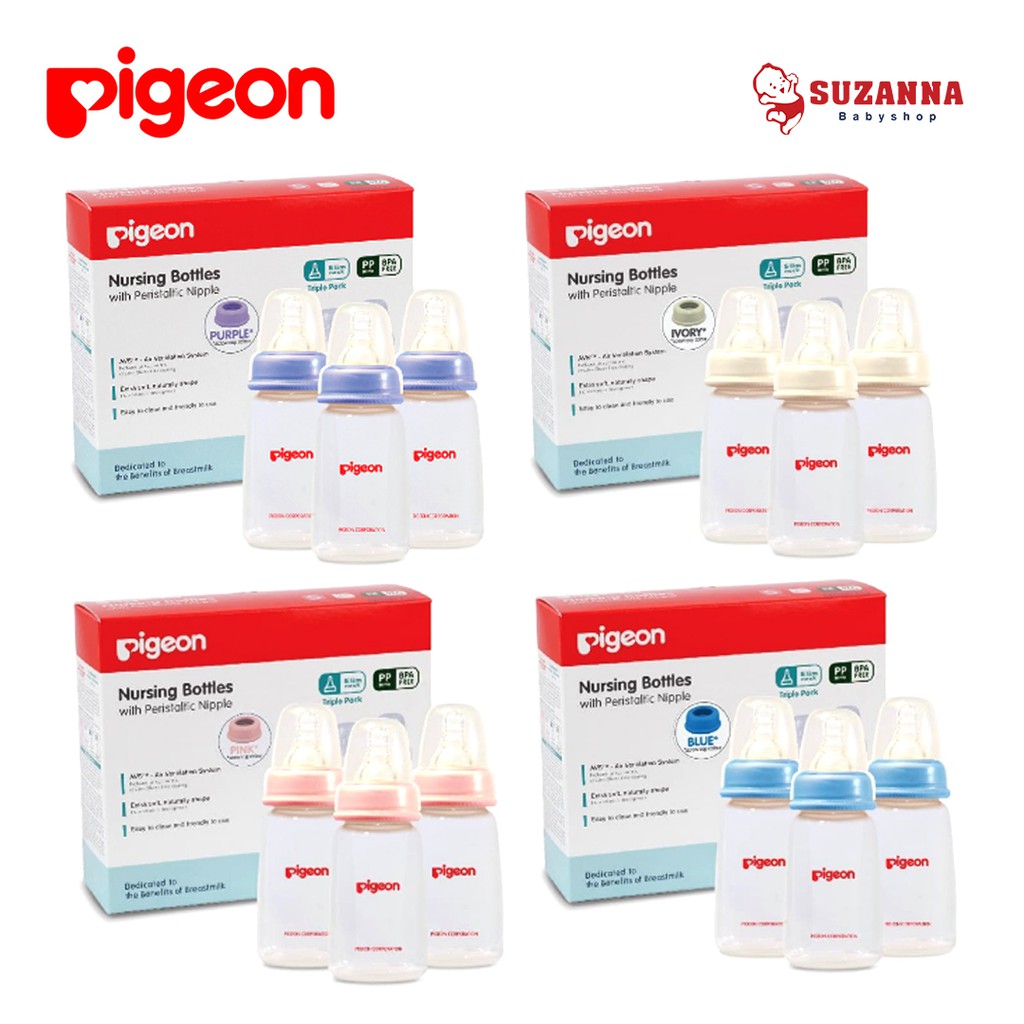 Jual Pigeon Triple Pack PP KP 120ml Botol | Shopee Indonesia
