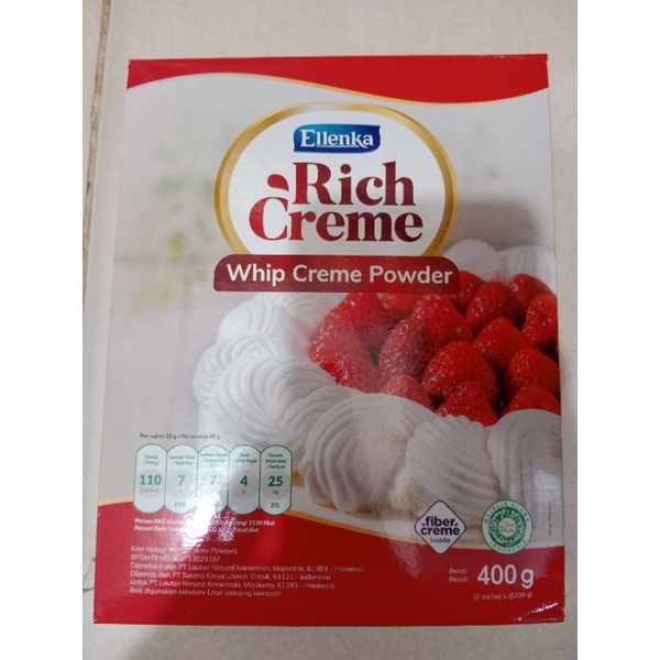 Jual Rich Cream Ellenka 400g | Shopee Indonesia