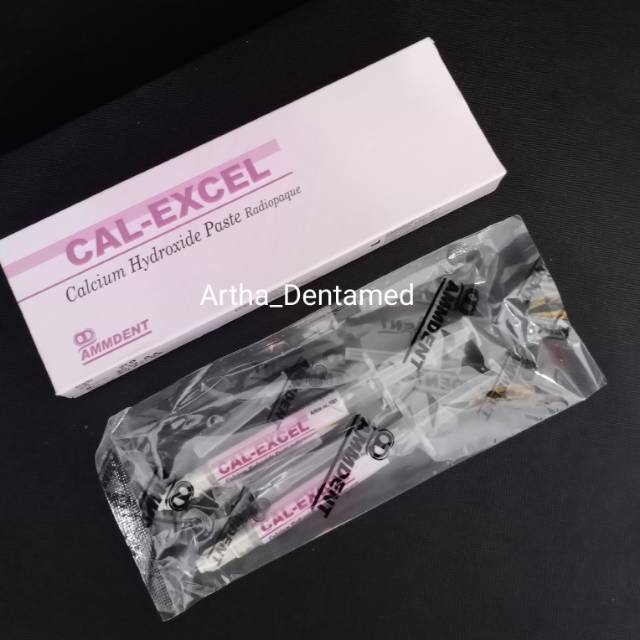 Jual CALCYL , CAL-EXEL , CALCIUM HYDROXIDE / CAOH ) 2g X 2 syringe ...