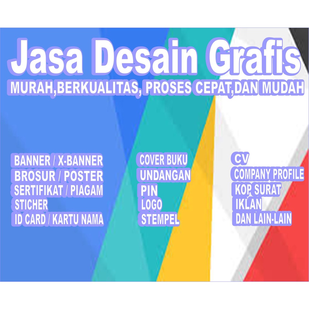 Jual JASA DESAINGRAFIS STIKCER, DESAIN GRAFIS SPANDUK BANNER KARTU ...