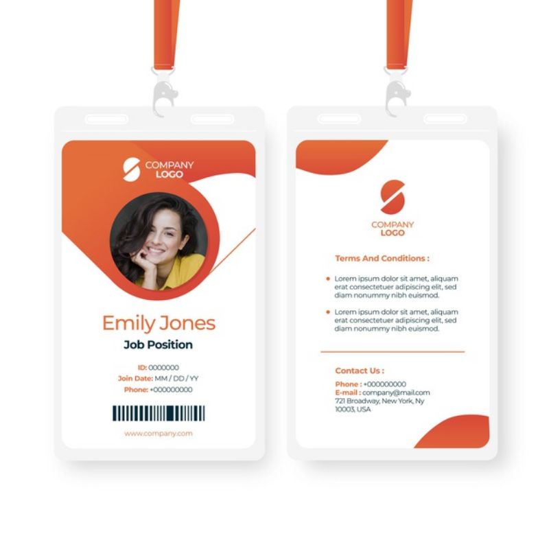 Jual cetak kartu id card / kartu pegawai kantor / member card | Shopee ...