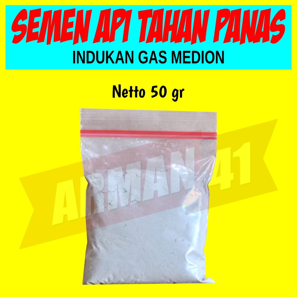 Jual SEMEN API TAHAN PANAS untuk Indukan Gas Medion 50 gr | Shopee ...