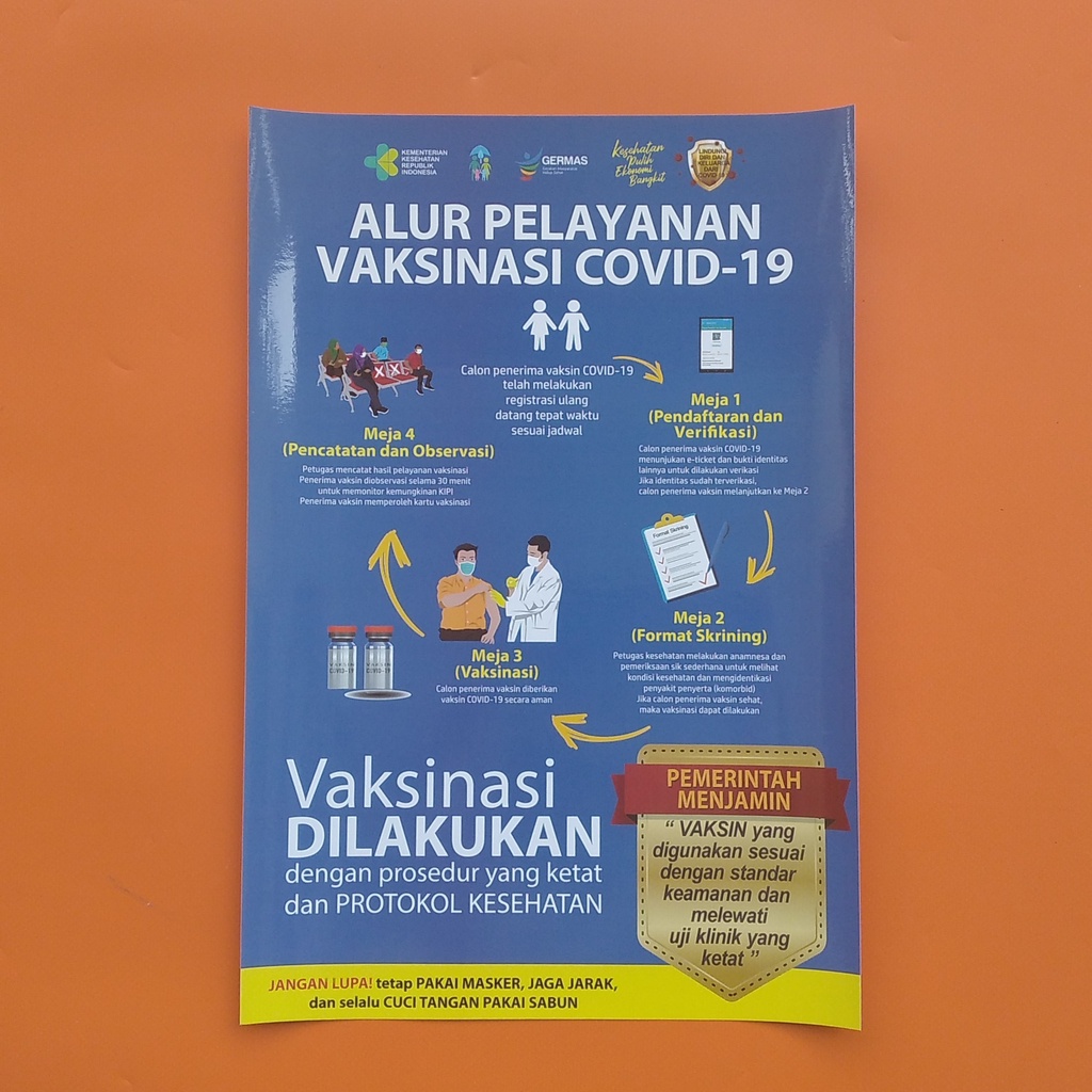 Jual Poster Alur Pelayanan Vaksin, Poster Vaksinasi - Poster Alur ... Jual Poster Alur Pelayanan Vaksin, Poster Vaksinasi - Poster Alur ...