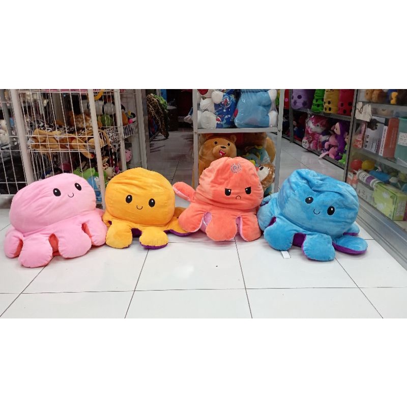 Jual Boneka Gurita Bolak Balik Ukuran Jumbo Banyak Variasi Warna Hadiah ...
