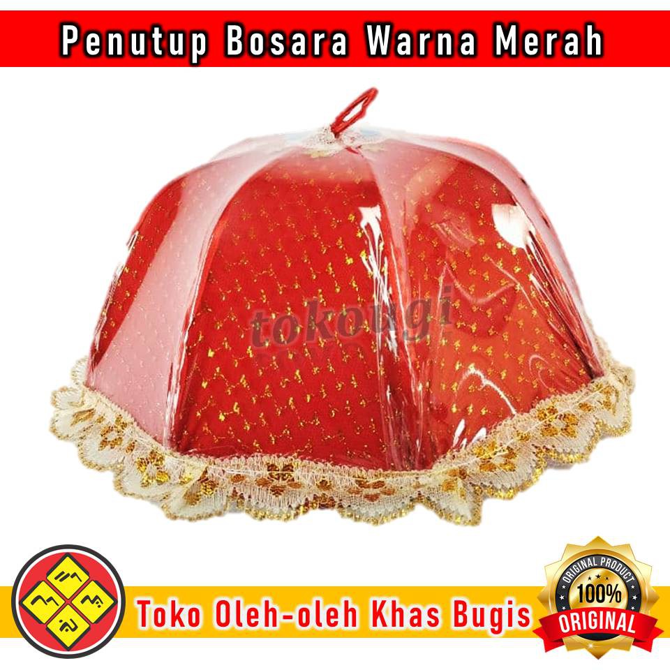 Jual Penutup Bosara Modern Tutup Kue Bosara Besar Warna Merah Classic ...