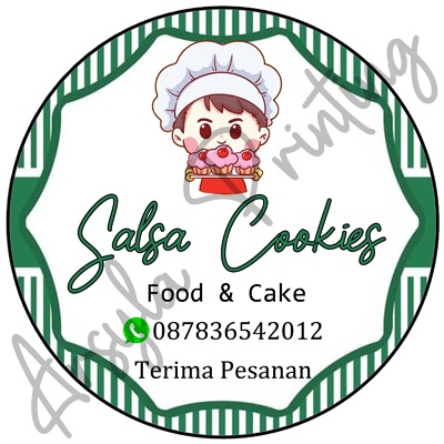 Jual (AP16) CETAK STIKER LABEL BAHAN CHROMO - CETAK STICKER LOGO ...