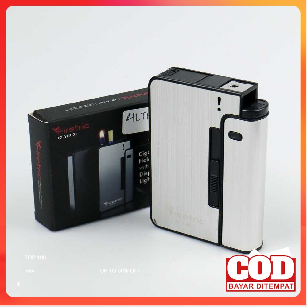 Jual Kotak Tempat Wadah Rokok Dengan Slot Lighter / Slot Korek Api ...