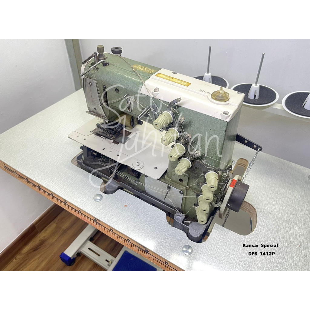 Jual Mesin Jahit Ban Elastis Kansai DFB 1412P (Hijau) - 12 Jarum ...