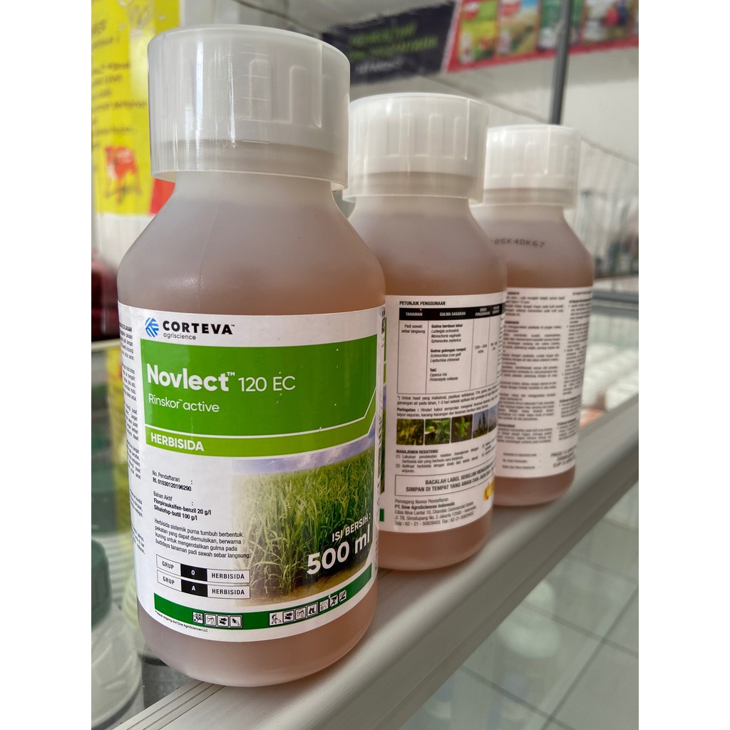 Jual Novlect 120EC 500ml Herbisida Sistemik Purna Tumbuh Selektif untuk ...