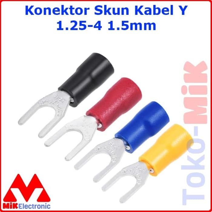Jual SKUN KABEL Y 1.25-4 1.5MM 1.5 MM HITAM MERAH KUNING BIRU HIJAU ...