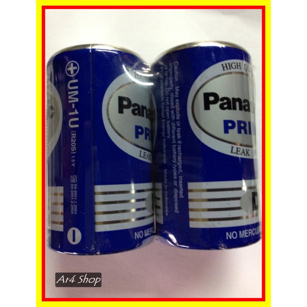 Jual Battery - Panasonic - Prima Type D 1 Pack Of 24 Pieces | Shopee ...