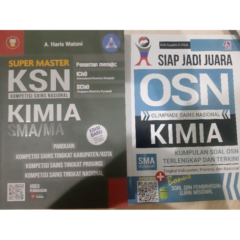 Jual Buku KSN KIMIA SMA / OSN KIMIA SMA(PRELOVED) | Shopee Indonesia