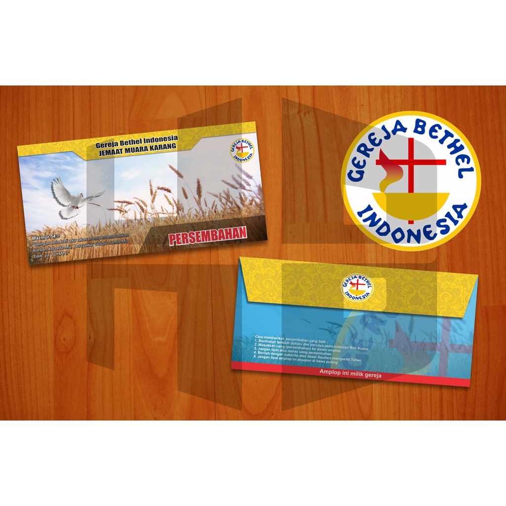 Jual Amplop Persembahan untuk Gereja Bethel Indonesia Jemaat Muara ...