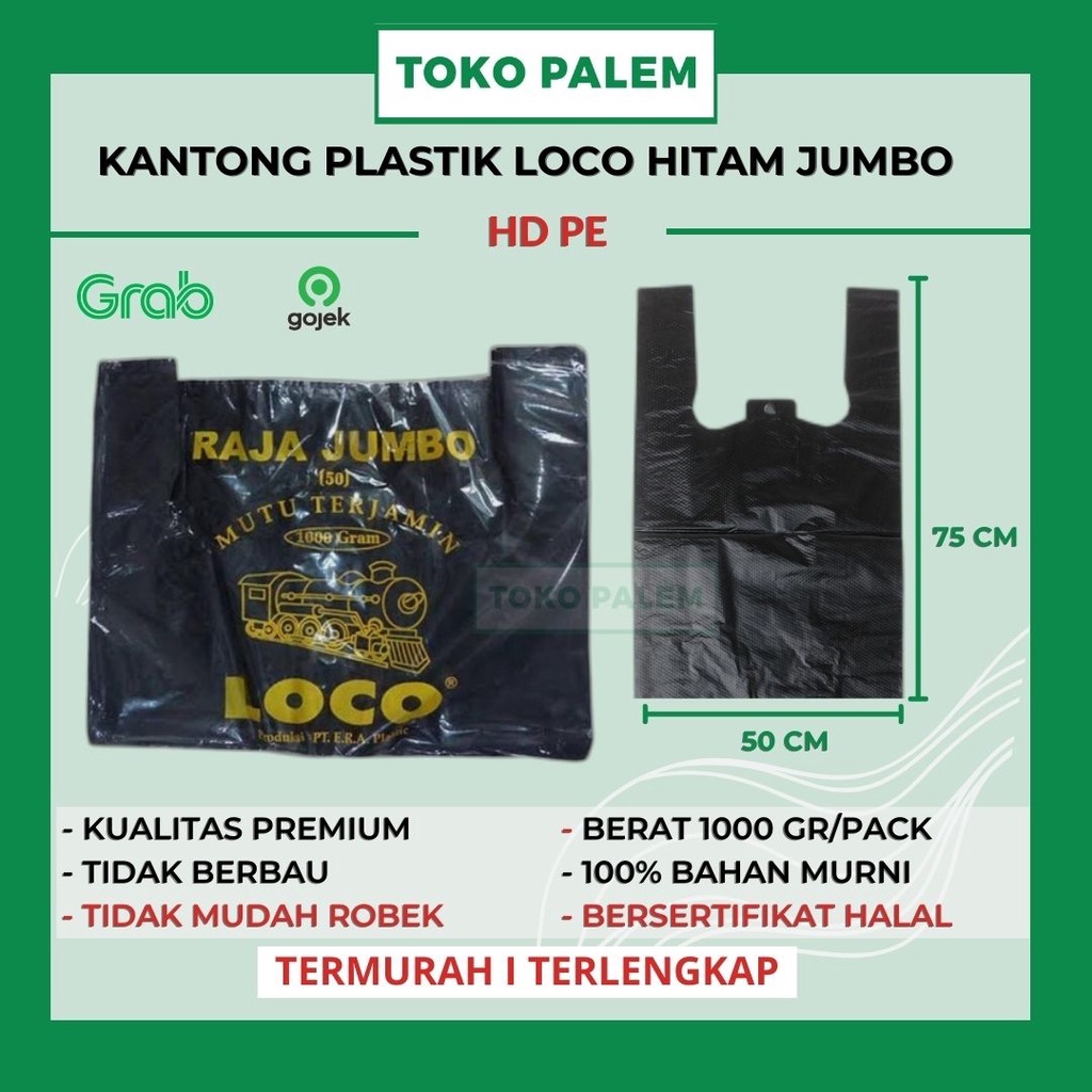 Jual [TERMURAH] Kantong Plastik / Kantong Kresek / Kresek Hitam ...