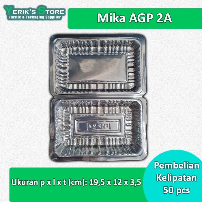 Jual Mika 2A AGP Isi 50 pcs/bks MIKA AGP 2A MIKA PLASTIK 2A MIKA A2 ...
