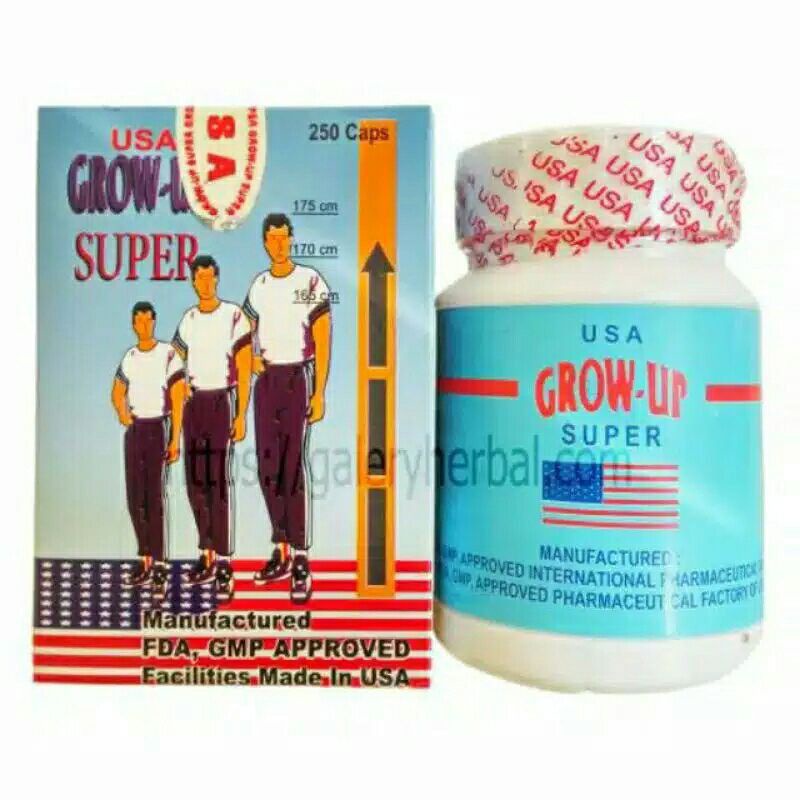 Jual OBAT PENINGGI BADAN GROW UP SUPER USA - OBAT GROW UP ASLI 100% ...
