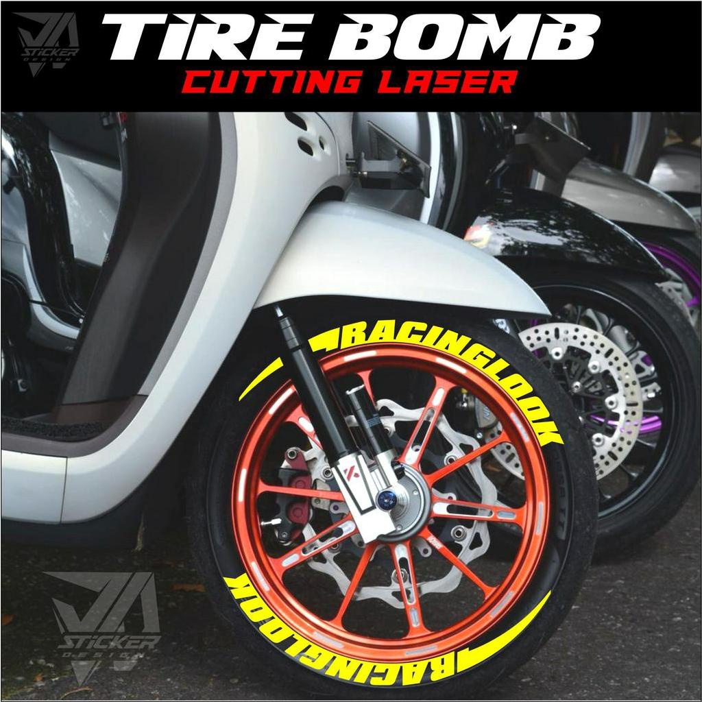 Jual Sticker Ban Beat Vario Mio / Font Ban / Tire Bomb / 3D stiker ban ...