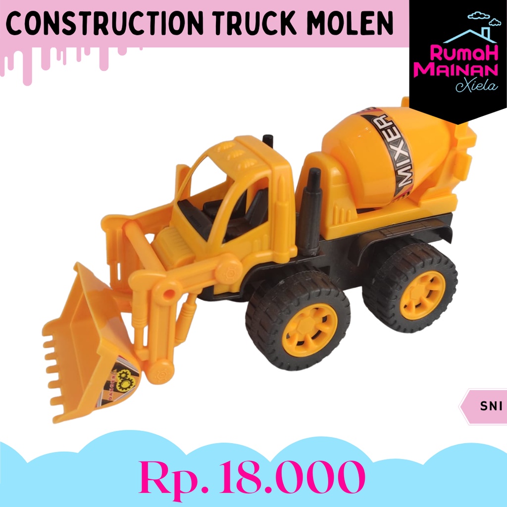 Jual [RMX] CONSTRUCTION TRUK MOLEN -MAINAN MOBIL TRUCK KONSTRUKSI ...