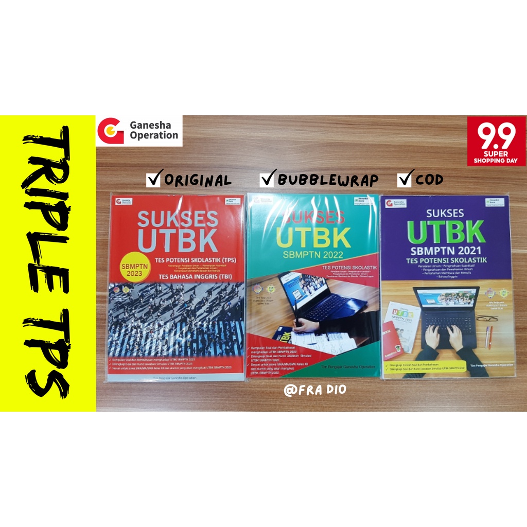 Jual TERMURAH!!! BUKU TPS 2023 + TPS 2022 + TPS 2021 GANESHA OPERATION | TPS 2021-2023 | TPS 3 ...